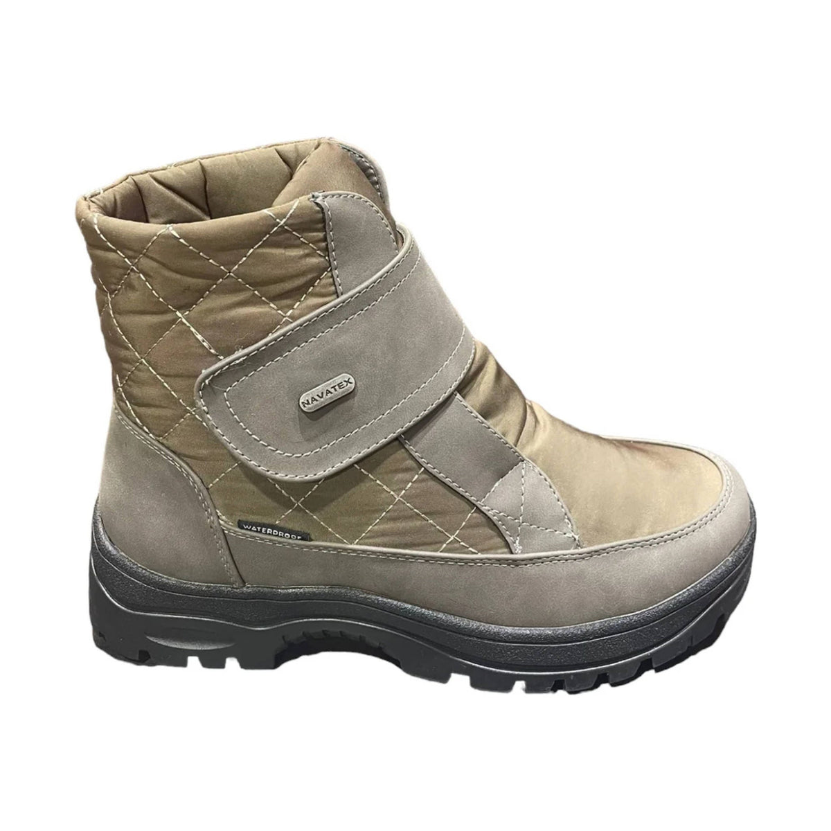 Navatex Women's Velcro Closure Winter Boots - Taupe – Lenny's Shoe & Apparel