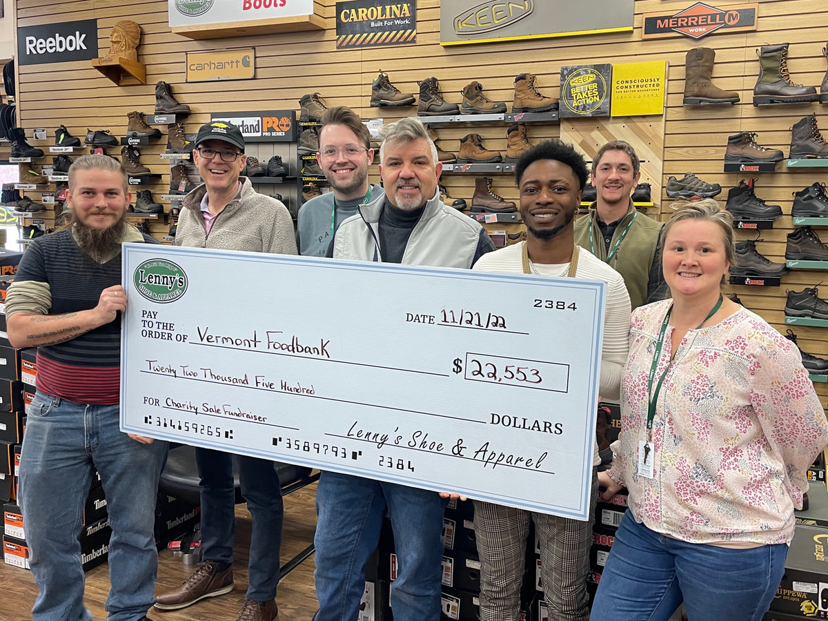 $27,248 Raised to Fight Hunger in Vermont and New York – Lenny's Shoe ...