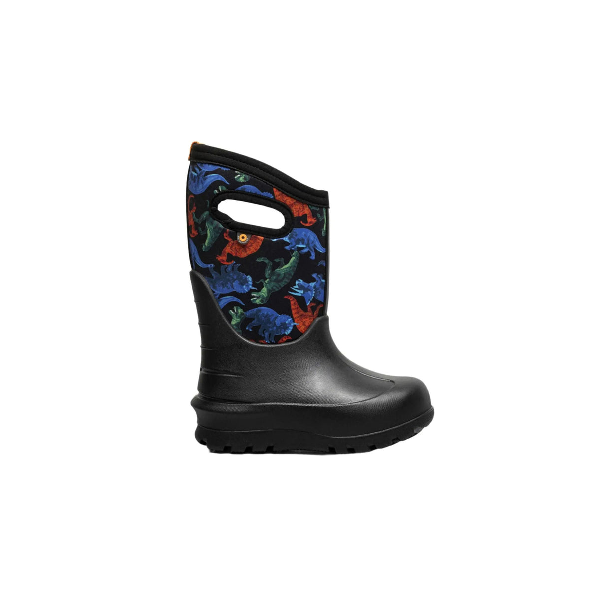 Bogs Kids' Neo Classic Real Dino Waterproof Winter Boots - Black Multi ...