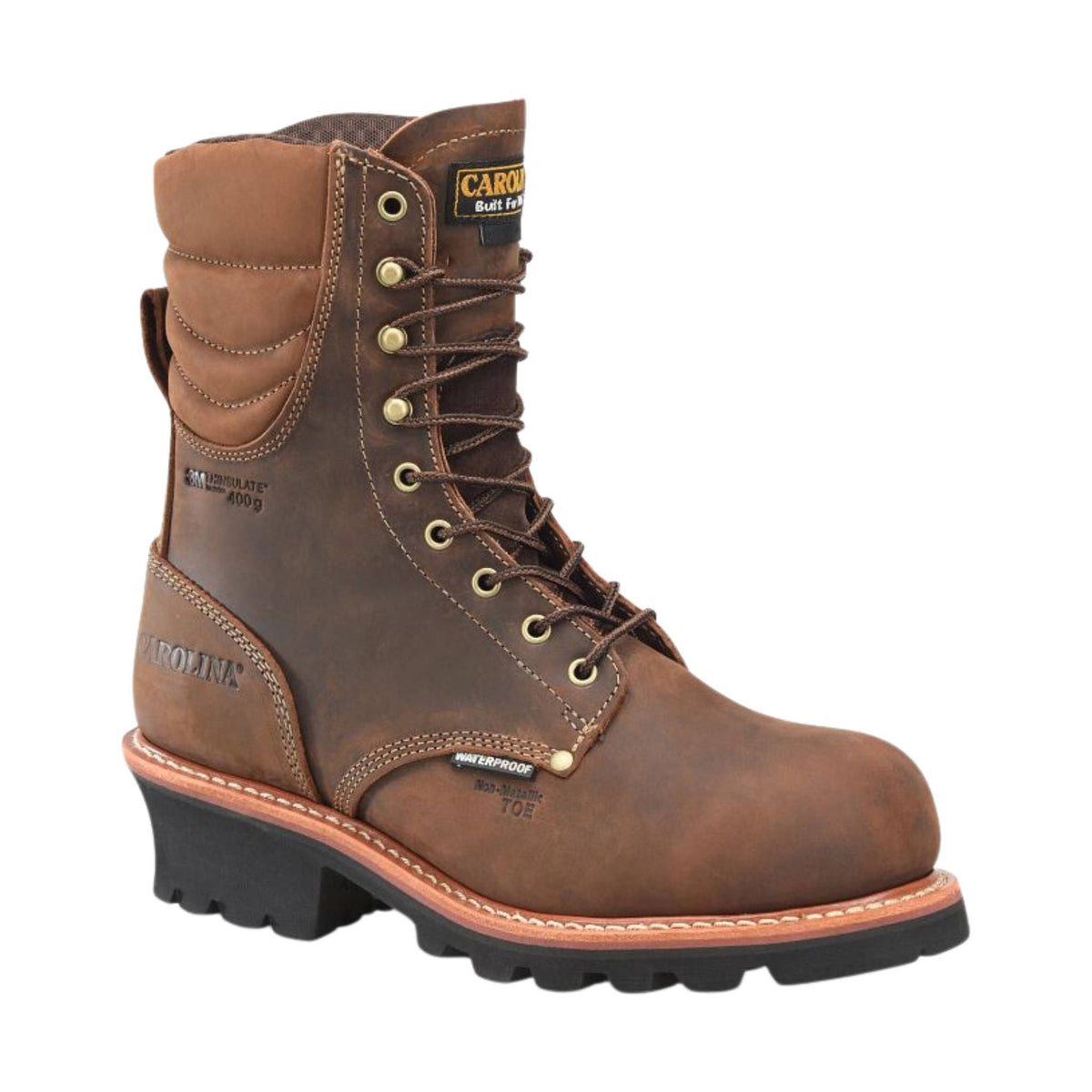 Carolina Men's Hemlock Insulated 400G Composite Toe Logger Work Boots ...