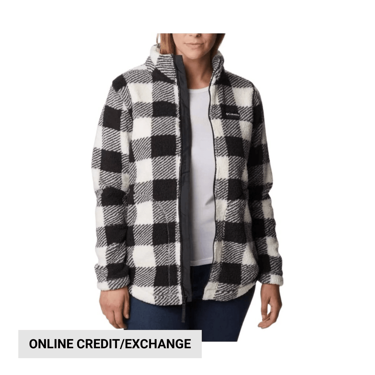 Columbia Women's West Bend Full Zip - Chalk Check Print – Lenny's Shoe ...