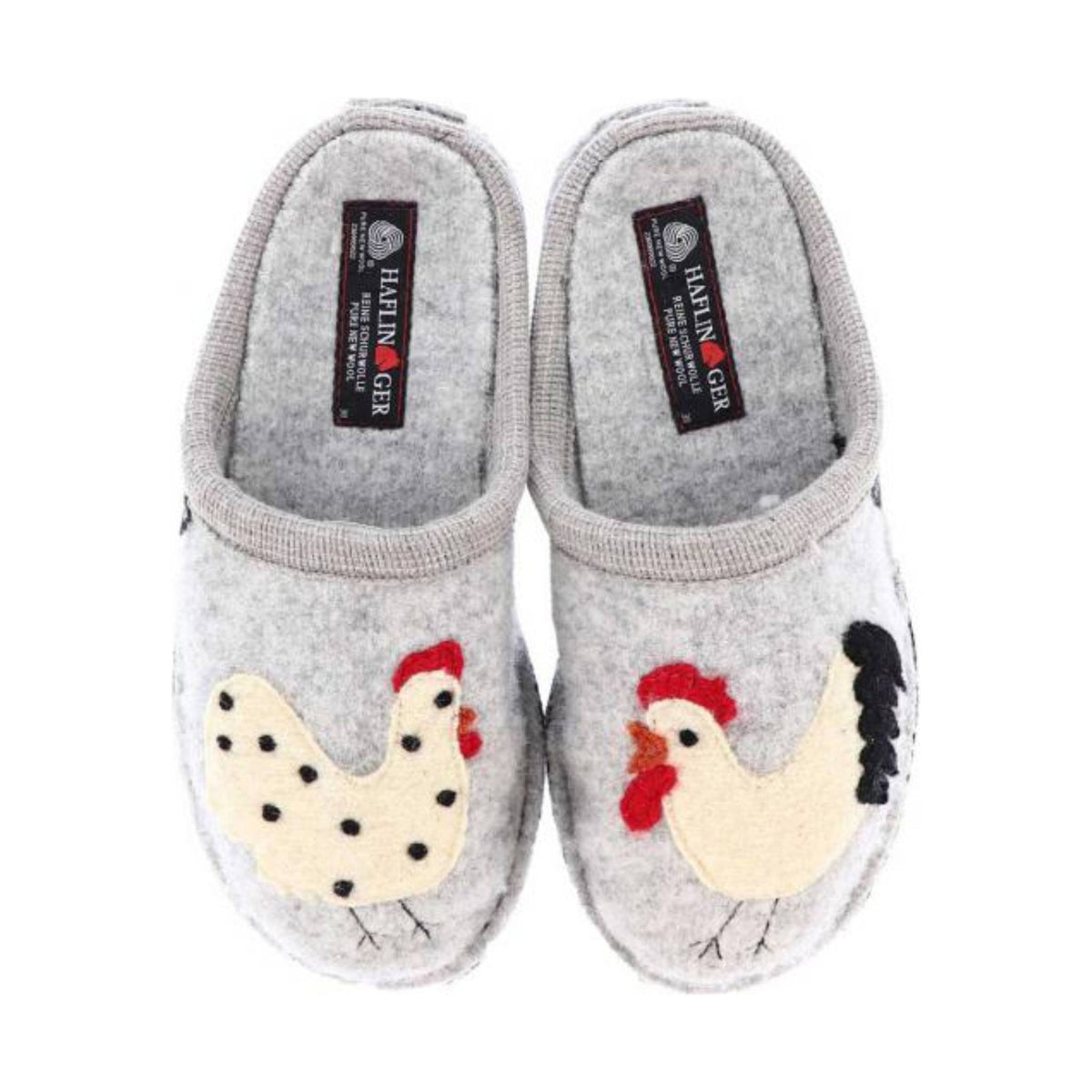 Haflinger Chicken Slippers - Grey – Lenny's Shoe & Apparel