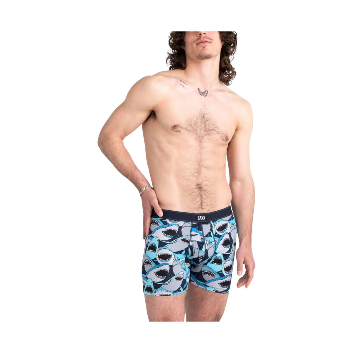 SAXX Men's Daytripper Boxer Brief - Shark Tank Camo – Lenny's Shoe ...