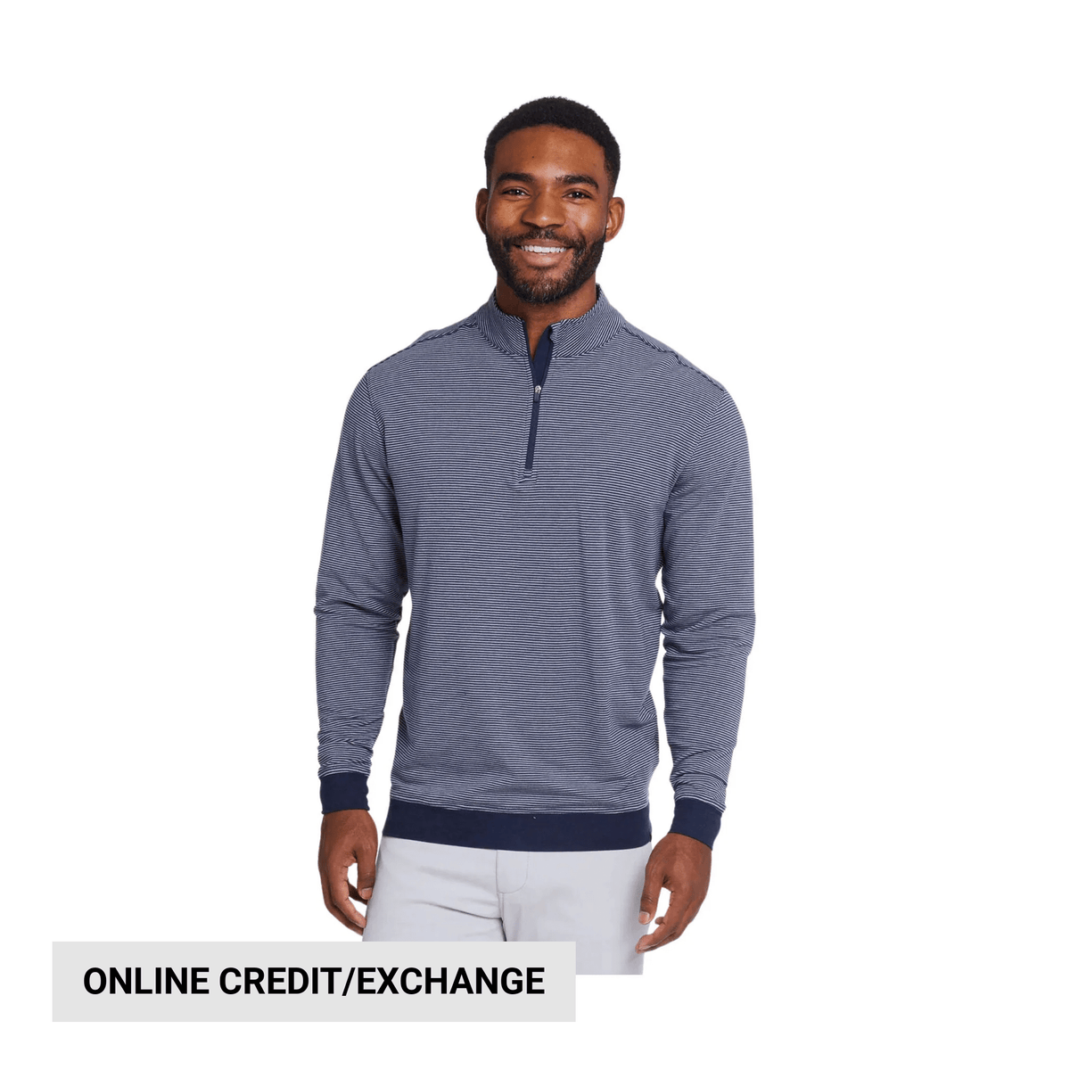 Tasc Men's Cloud French Terry Quarter Zip - Classic Navy/Alloy – Lenny ...