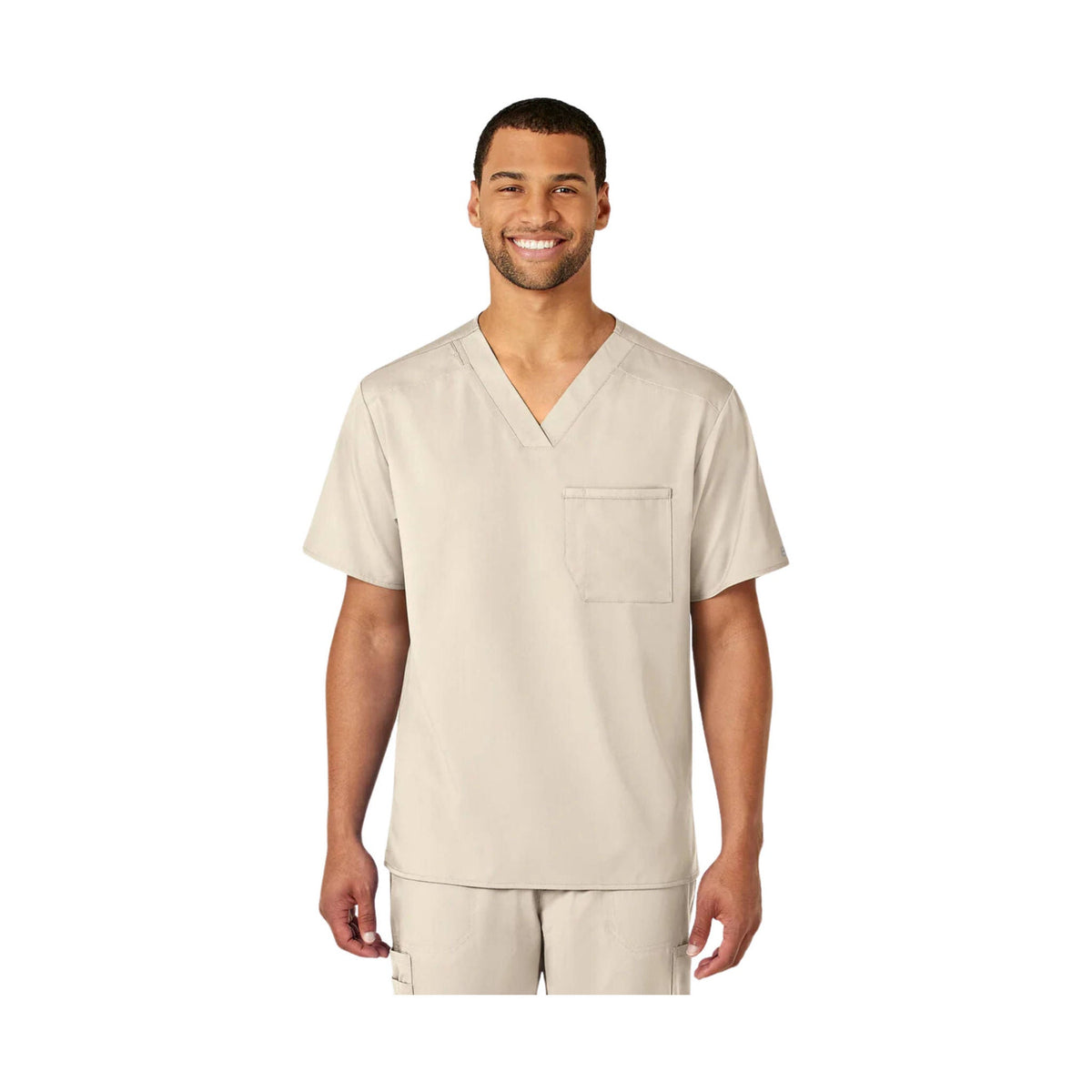 Wink Men's Pro V Neck Scrub Top - Khaki – Lenny's Shoe & Apparel
