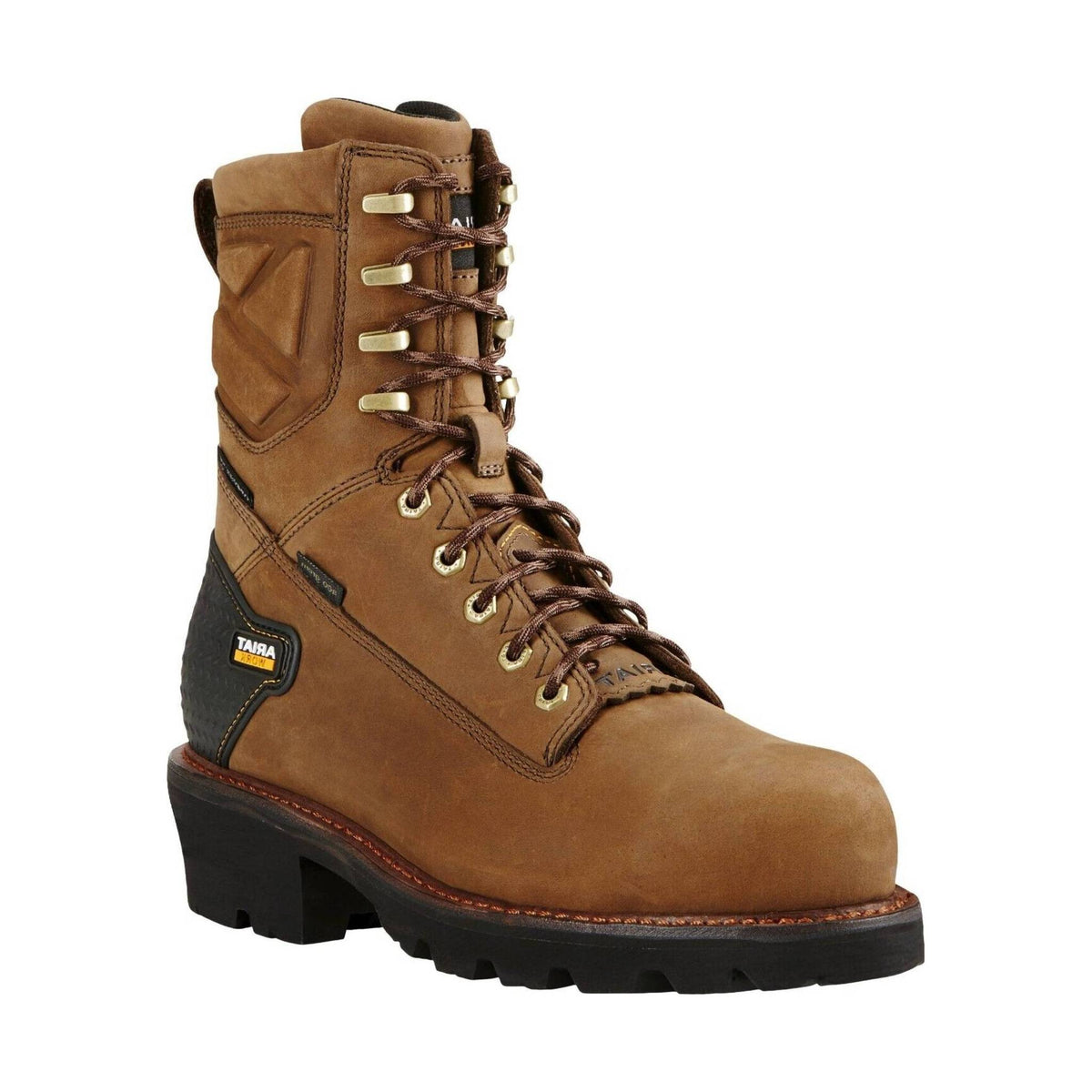 Ariat Men's Powerline 8 Inch 400G Waterproof Composite Toe Work Boot ...