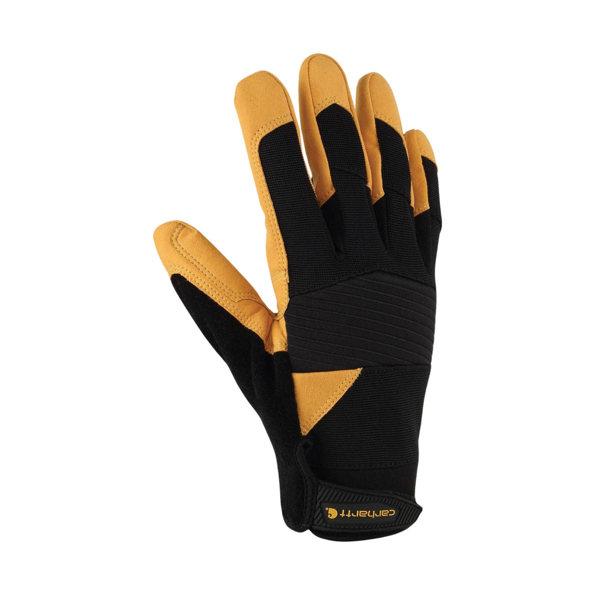Carhartt High Dexterity Knuckle Guard Secure Cuff Gloves - Black Barle ...