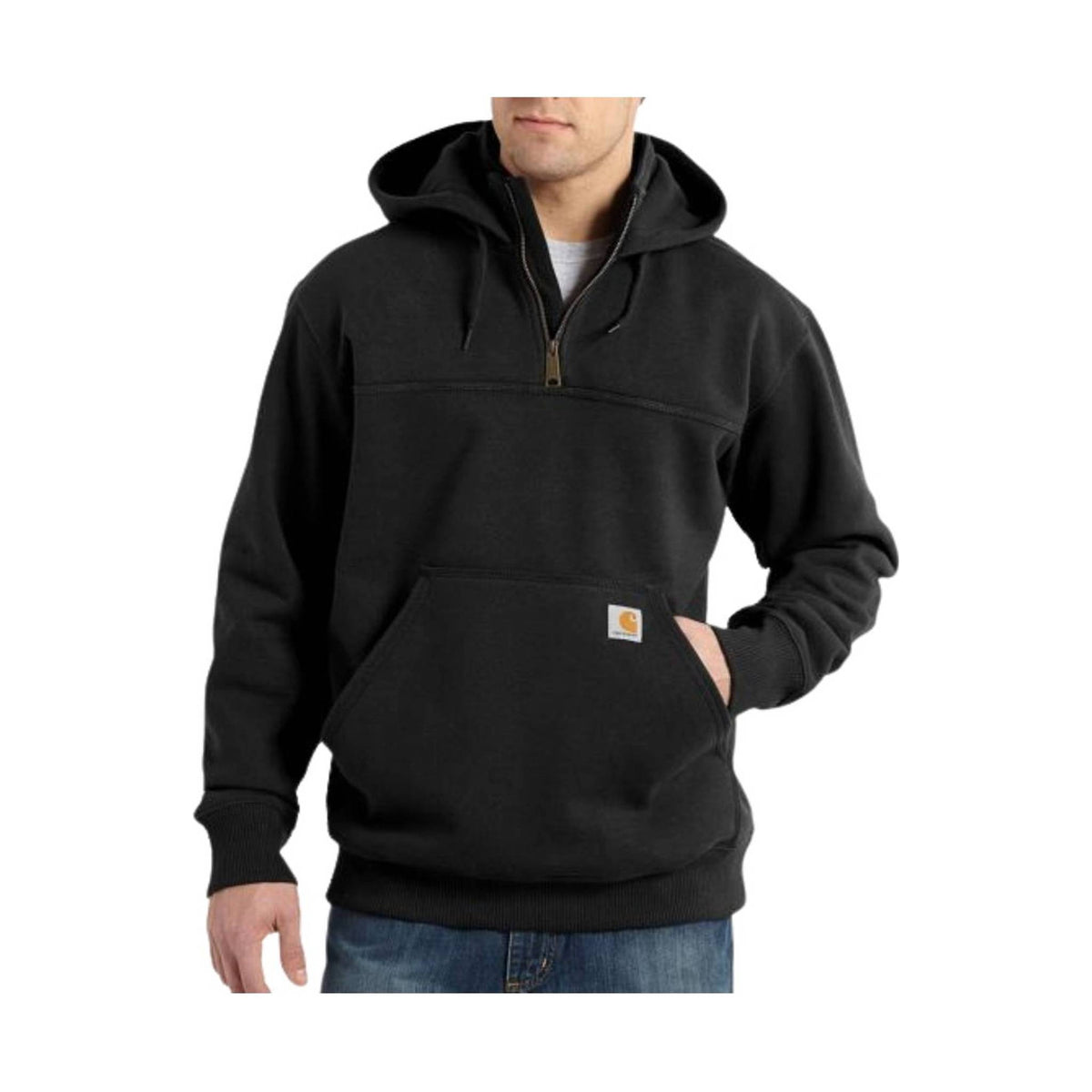 Carhartt Men's Rain Defender Paxton Heavyweight Hooded Quarter Zip Moc ...