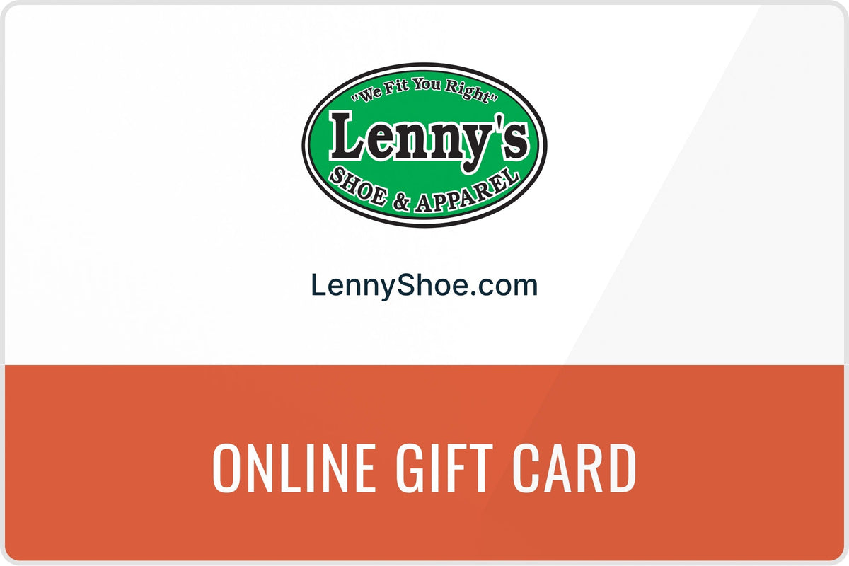 Digital Gift Card - Redeemable Online Only – Lenny's Shoe & Apparel