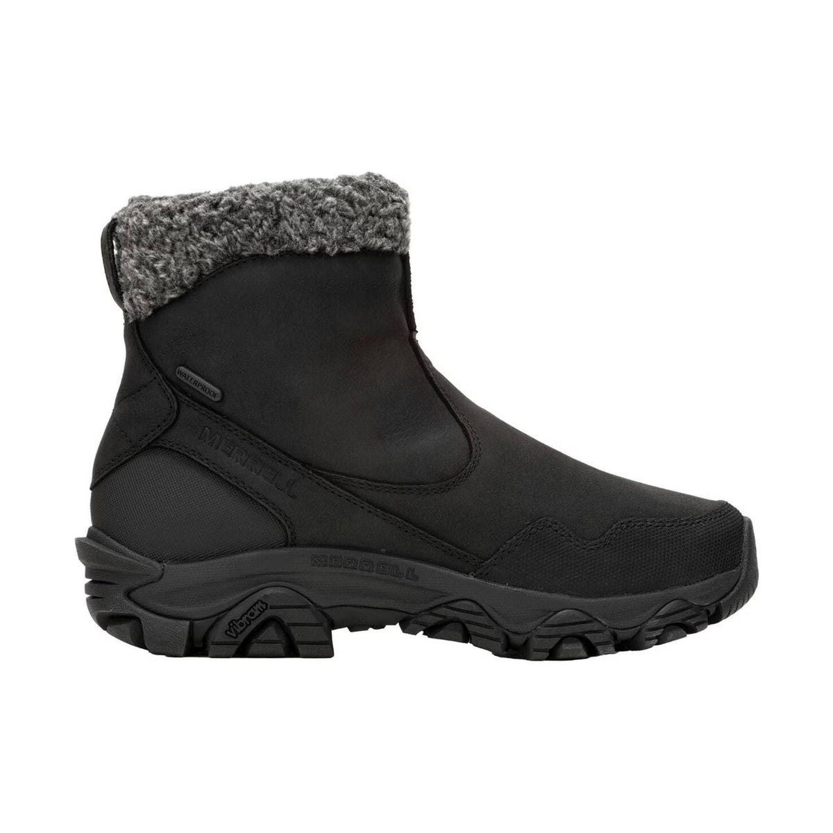 Merrell Women's Coldpack 3 Thermo Mid Zip Waterproof Winter Boot - Bla ...