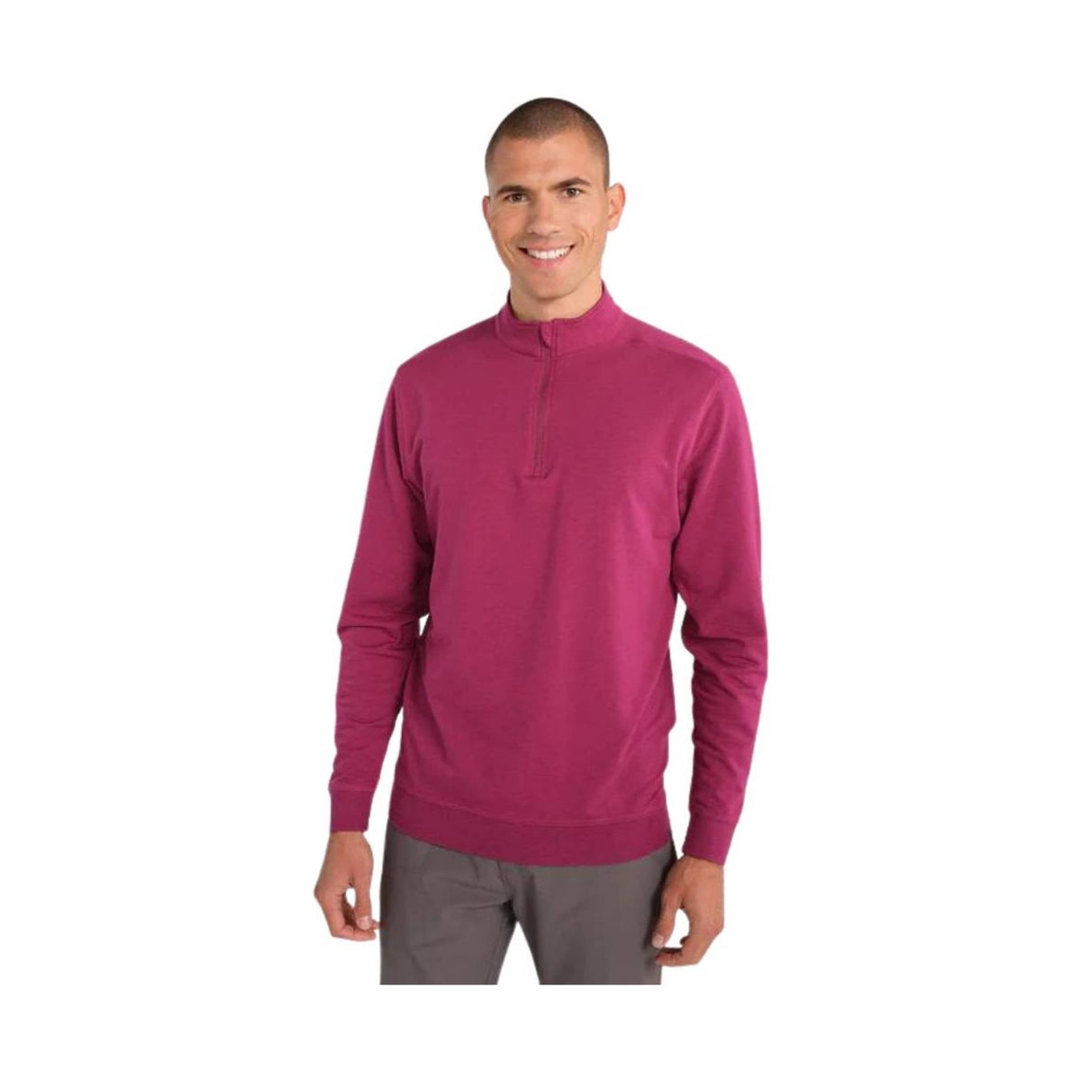 Tasc Men's Cloud French Terry Quarter Zip - Mulberry – Lenny's Shoe ...